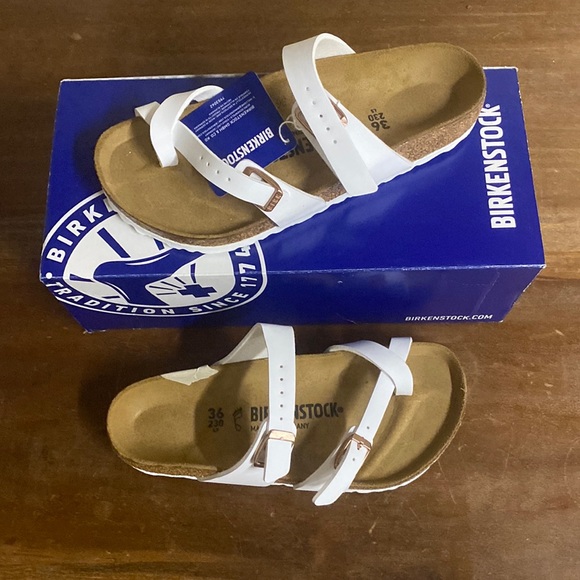 Birkenstock | Shoes | Birkenstock Mayari White 5 Mb | Poshmark
